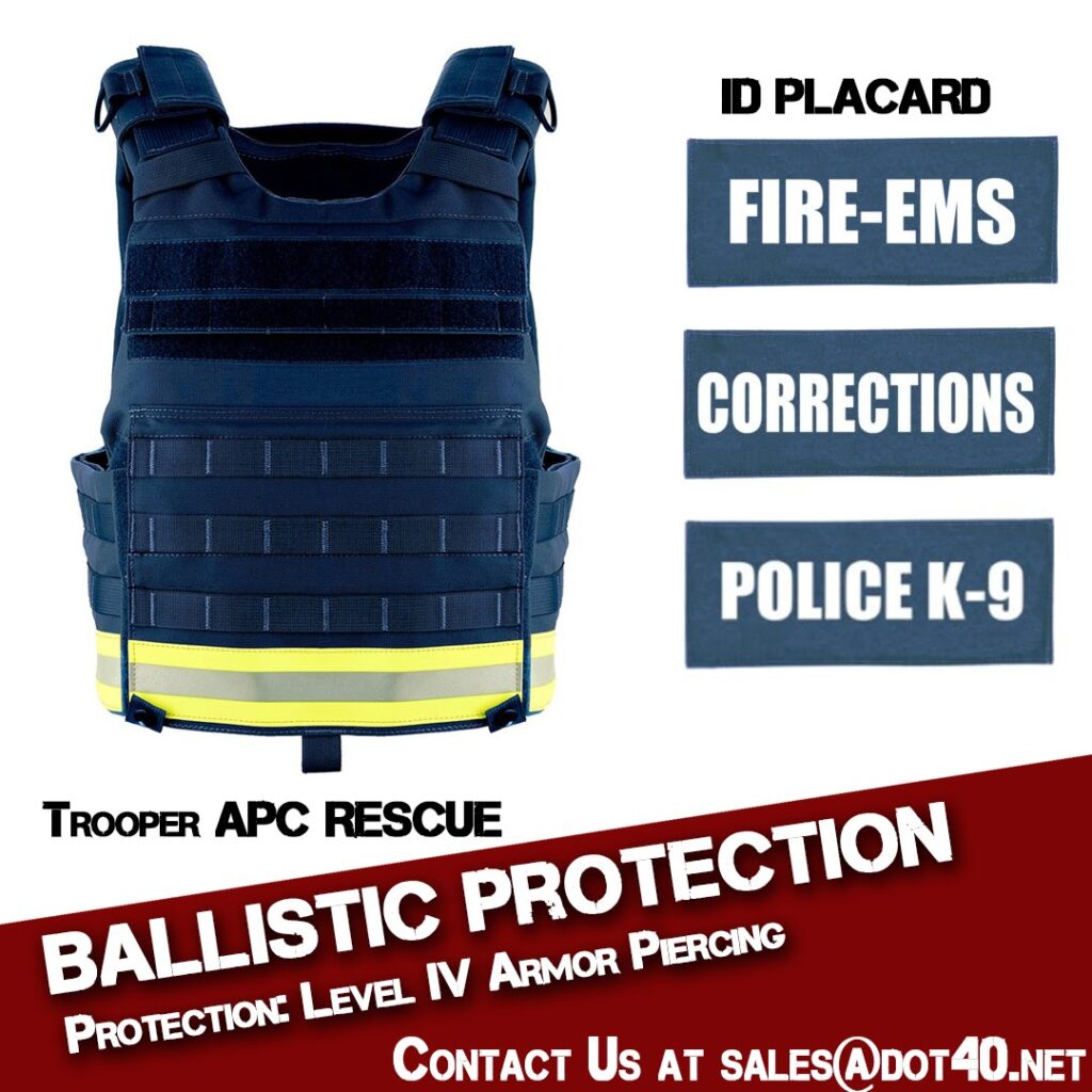 Trooper™ APC Rescue, Advanced Plate Carrier Rescue - DOT 40